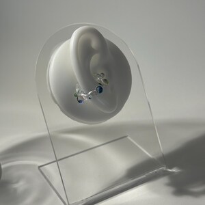 Colorful Glass Dot Earcuff: Handmade Borosilicate Jewelry - Etsy