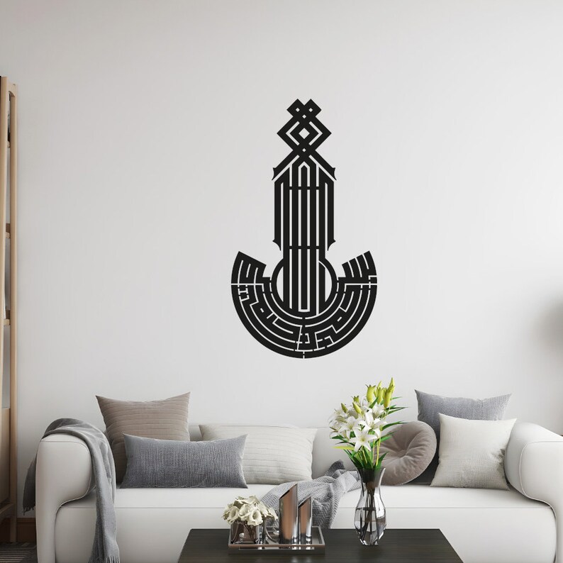Kufi Basmala Arabic Calligraphy Metal Wall Art, Ramadan Gift, Home ...