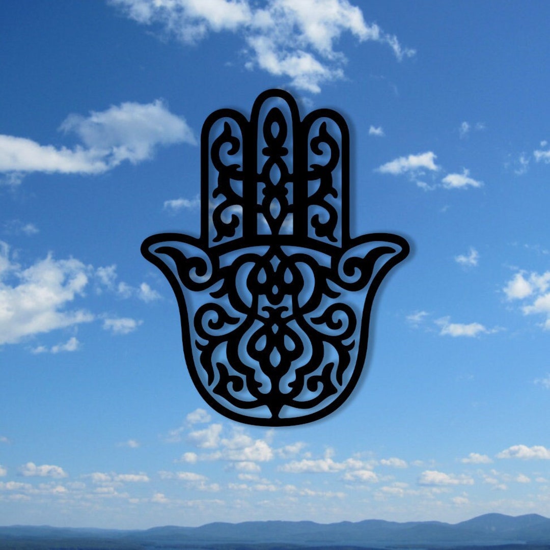 Metal Fatma Ana Hand Hamsa Islamic Wall Art,masjid Decoration,muslim ...