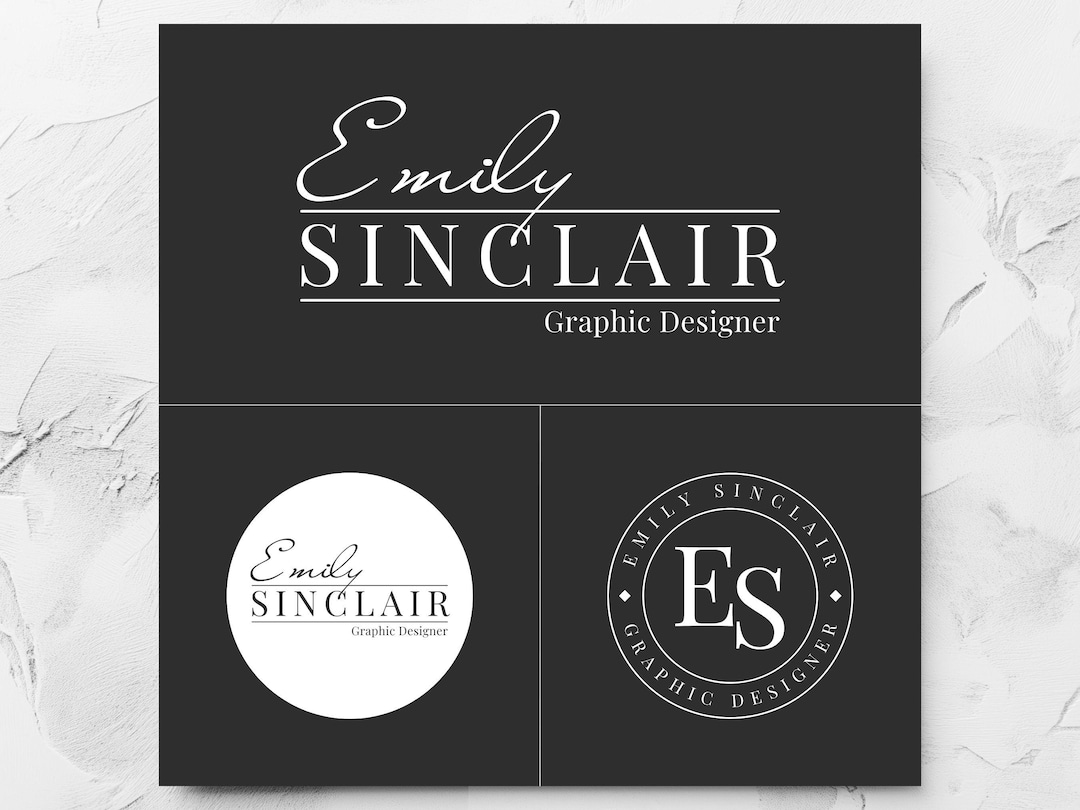 Editable Logo Design Template Canva Template Business Logo Professional ...