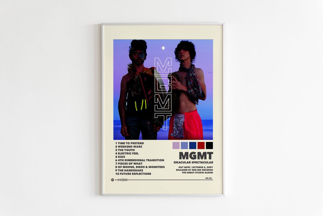 Oracular Spectacular Posters / MGMT Poster / Album Cover Poster, Poster ...