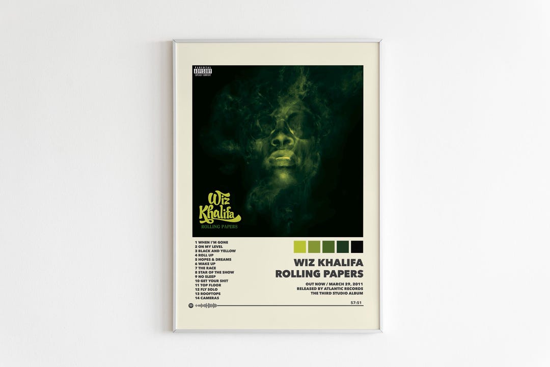 Wiz Khalifa Posters / Rolling Papers Poster / Wiz Khalifa, Rolling ...