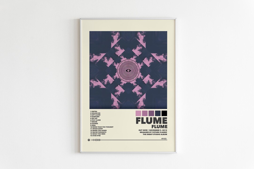 Flume Posters / Flume Poster / Album Cover Poster / Poster Print Wall ...