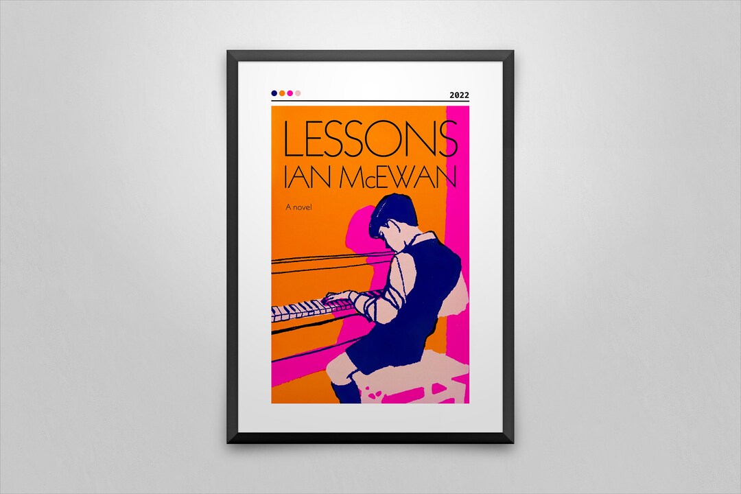 Lessons Poster Ian Mcewan Minimalist Book Poster Custom Book Poster ...
