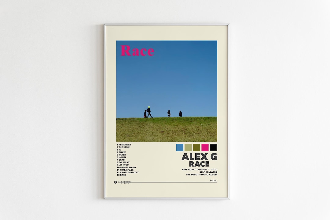 Alex G Posters / Race Poster / Hndrxx, Tracklist Poster, Album Cover ...