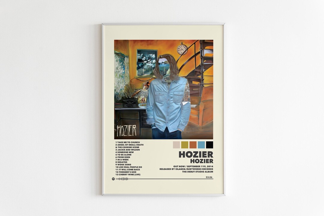 Hozier Posters / Hozier Poster, Tracklist Album Cover Poster, Print ...