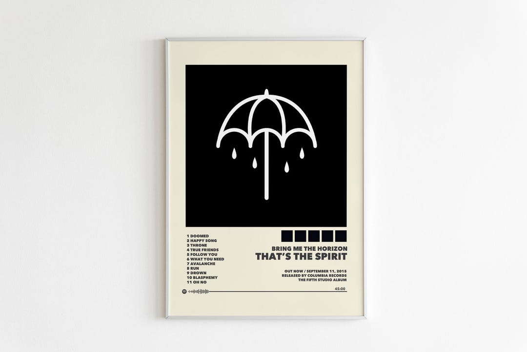Bring Me the Horizon Posters / That's the Spirit Poster, Tracklist ...