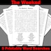 The Weeknd Albums Printable Word Searches - Etsy
