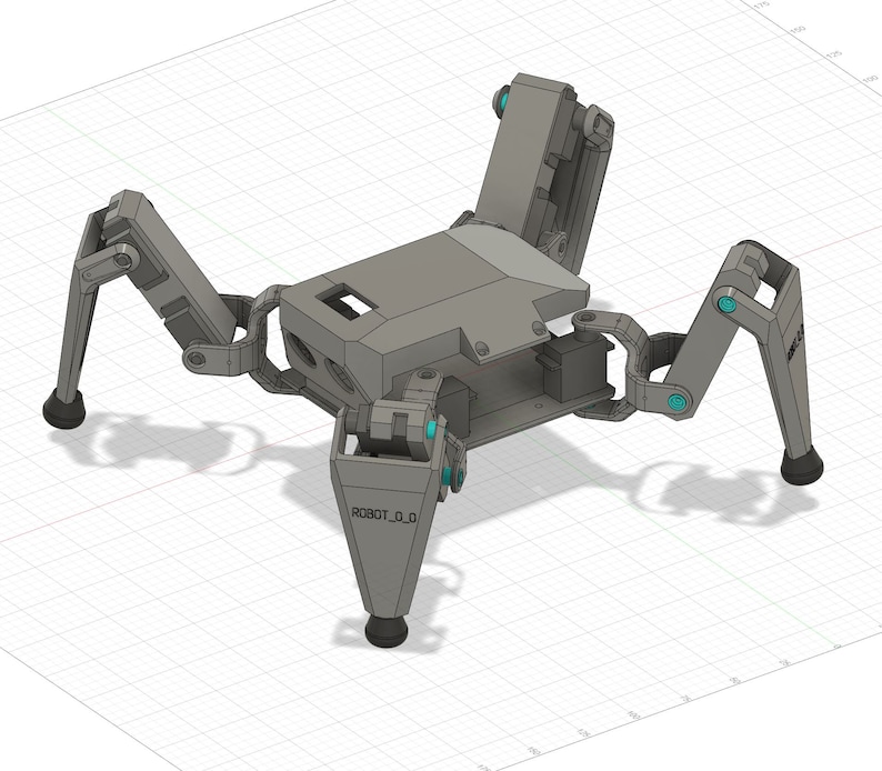 Quadruped Robot STL Models - Etsy