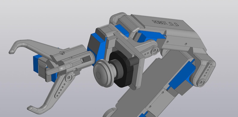 Robot Arm With Case 3D STL Files for Printing - Etsy