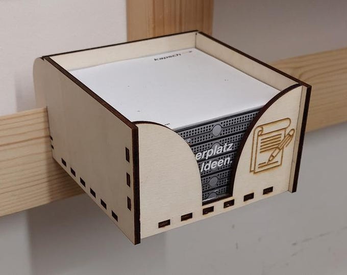 French Cleat Notepad Holder DIY Laser Cut, Milling File Dxf, Svg Lbrn2 ...