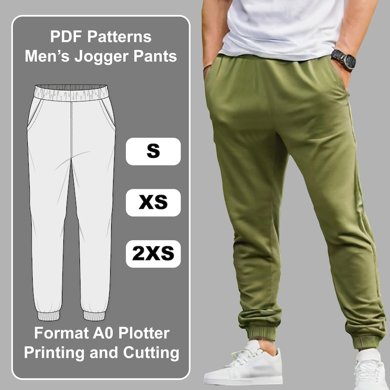 Joggers Pattern - Etsy