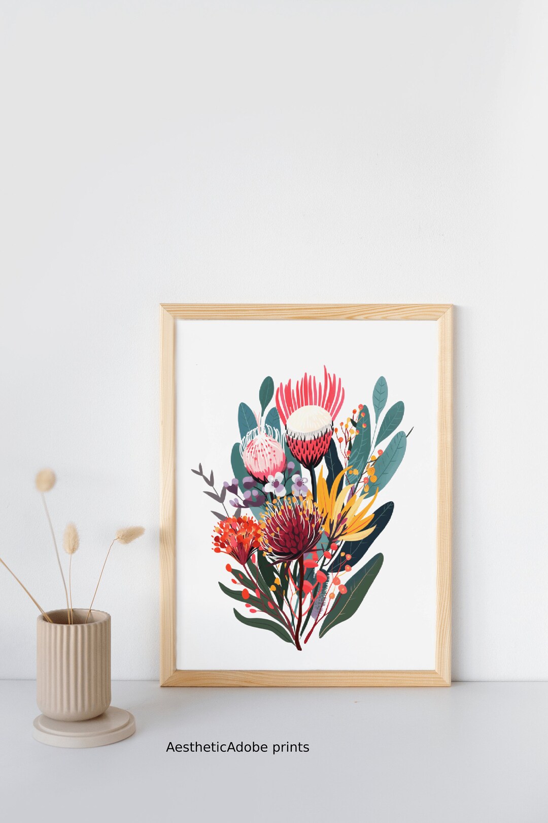 Australian Native Flowers Wall Art Digital Print Poster Print Unframed ...