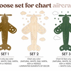 Aircraft Growth Chart Chart Height Chart for Kids Personalized Growth ...