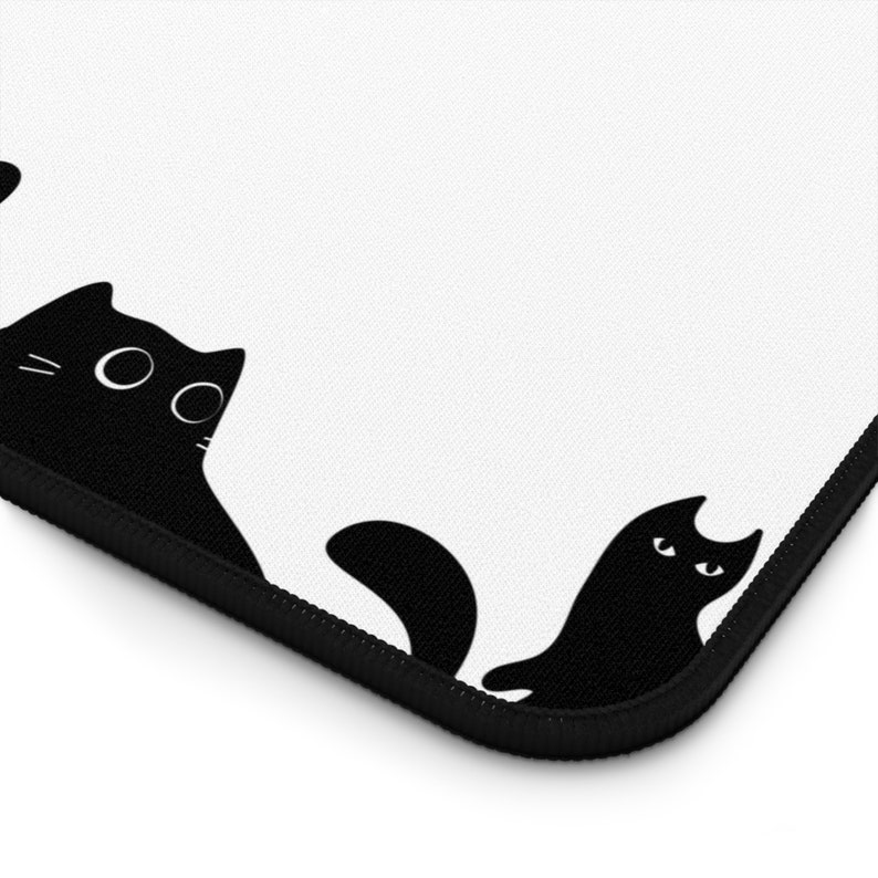 Adorable Cat-designed Desk Mat Cute Mousepad Office Decoration Office ...