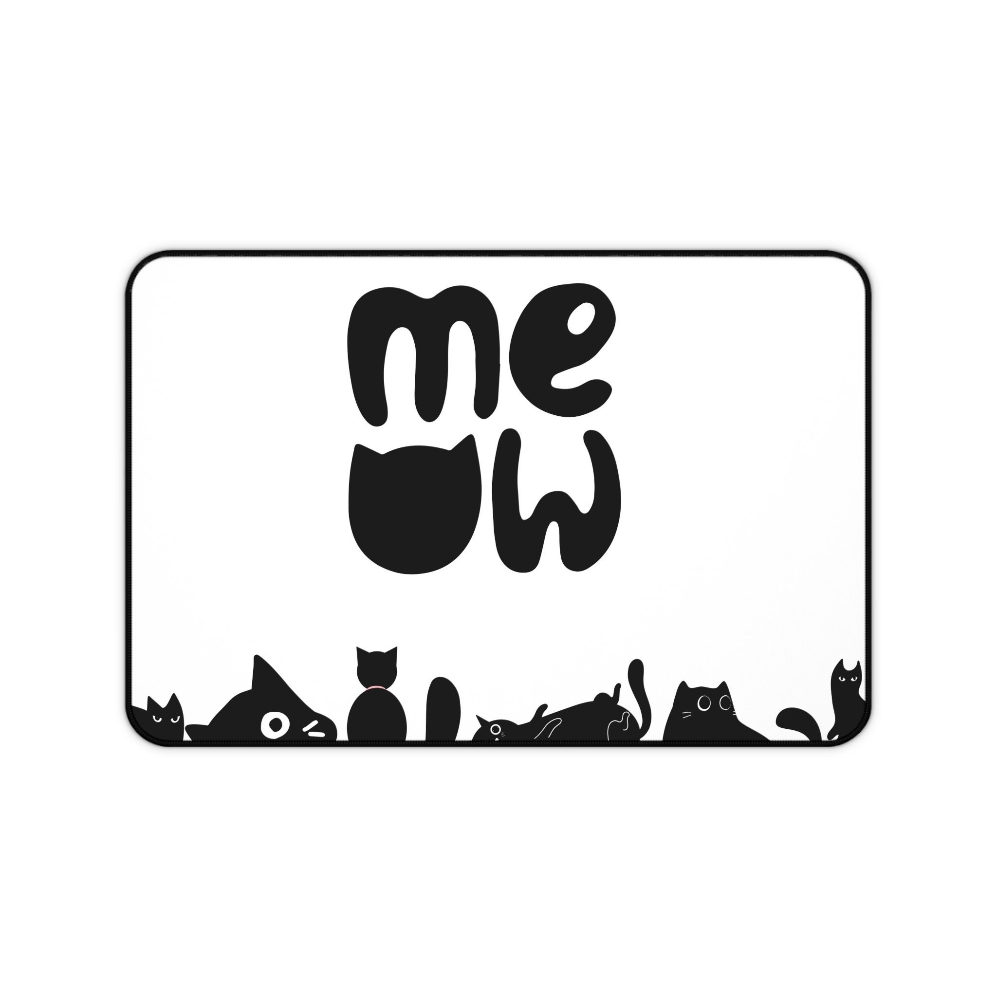 Adorable Cat-designed Desk Mat Cute Mousepad Office Decoration Office ...