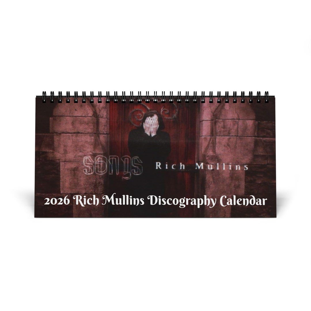 Desktop Calendar, Rich Mullins Discography Music Lover Gift, Vintage CD ...