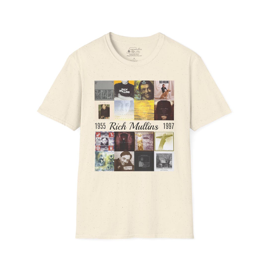 Rich Mullins Discography T-shirt: Ragamuffin Band Album Cover Tee - Etsy