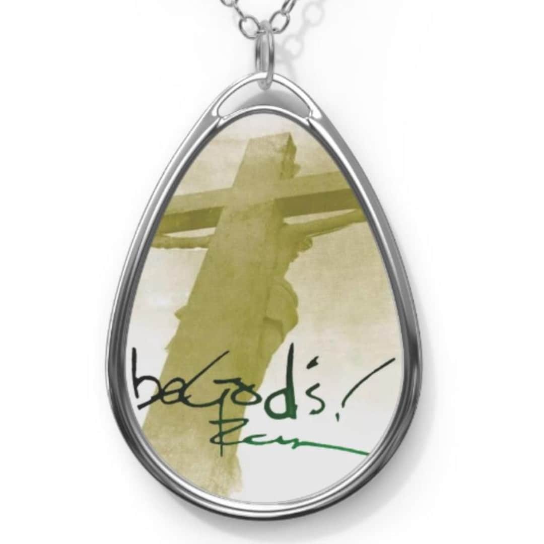 Rich Mullins Be God S Autograph Jesus Record Album Art Oval Pendant ...