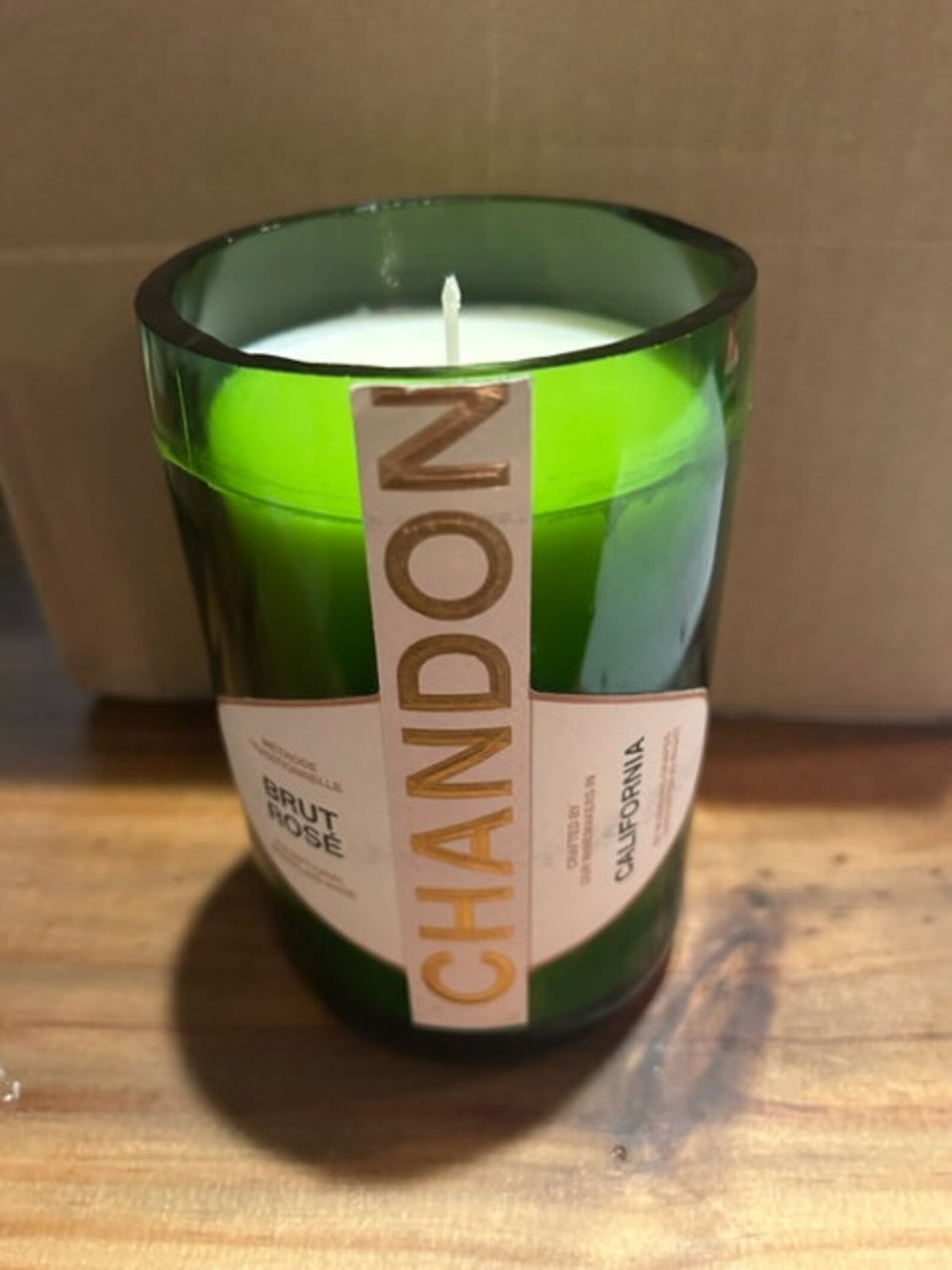 Recycled Wine/liquor Bottle Candles - Etsy