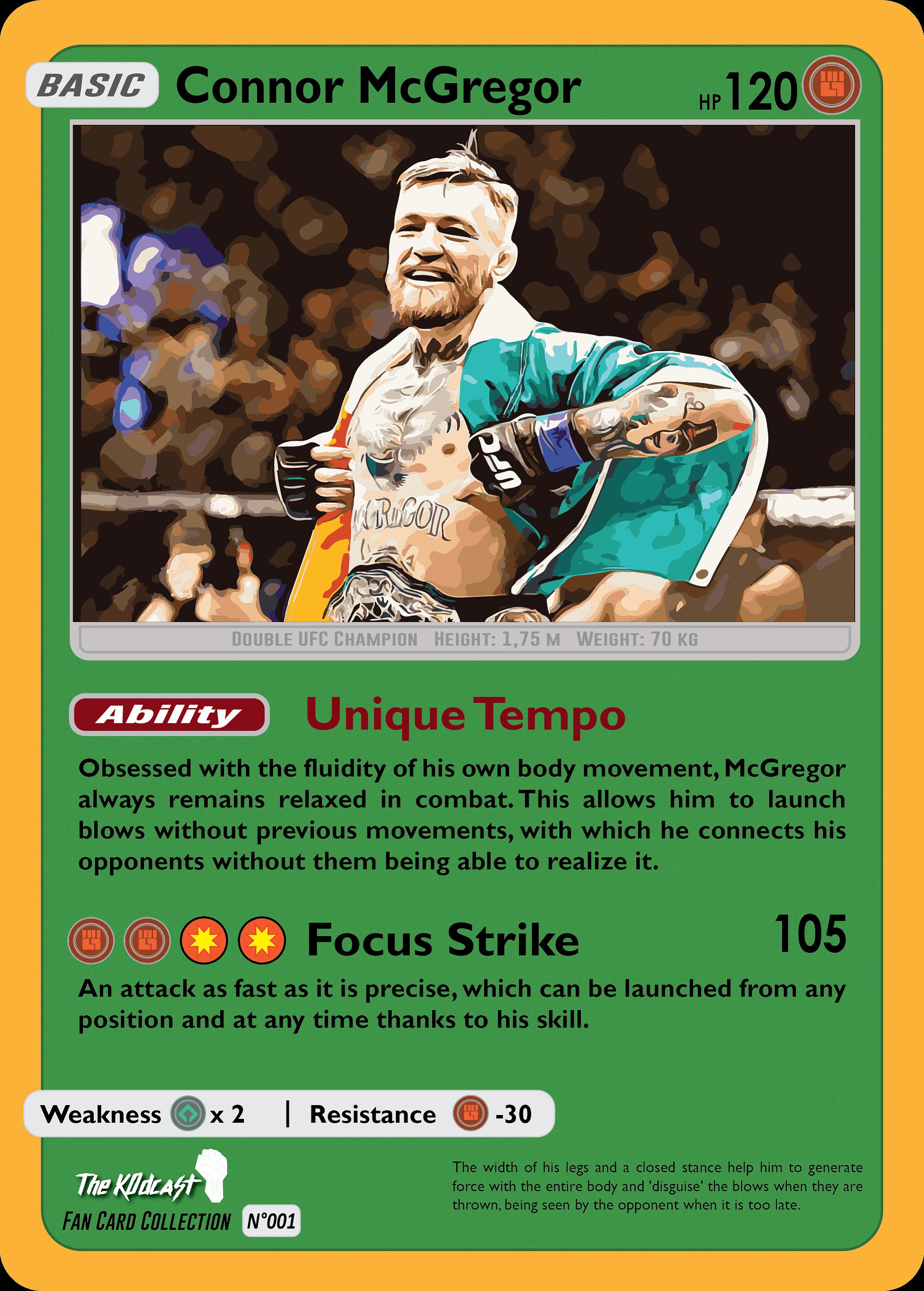 Mcgregor 001 the Kodcast Fan Card Collection - Etsy