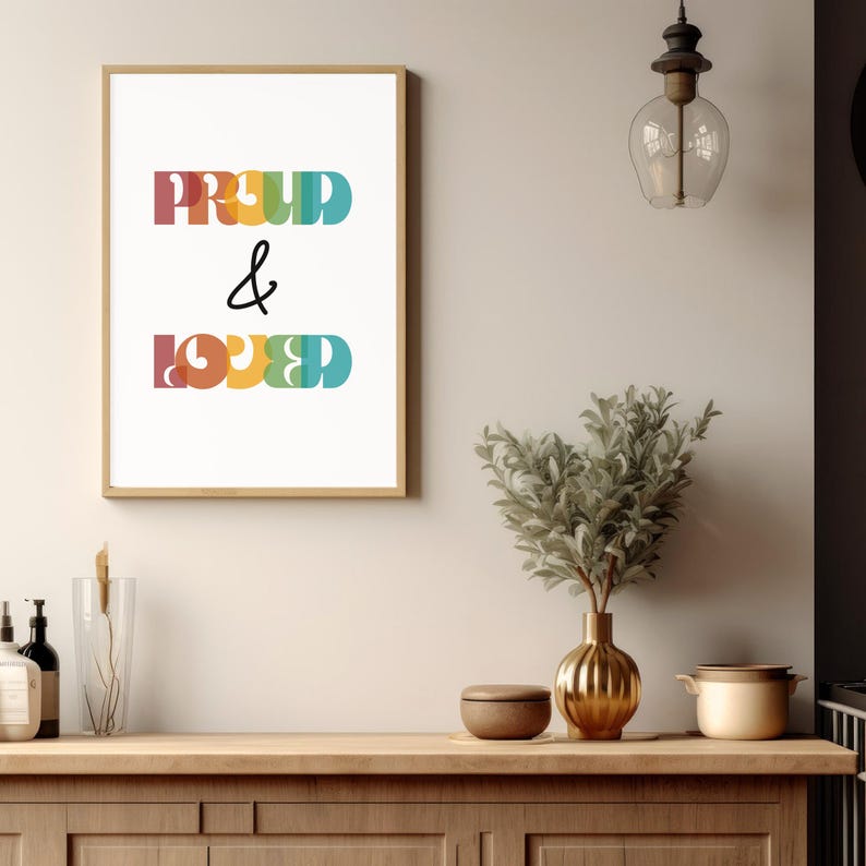 LGBTQ+ Uplifting Digital Poster, Printable Wall Art, Inclusive Decor ...