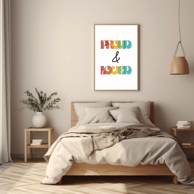 LGBTQ+ Uplifting Digital Poster, Printable Wall Art, Inclusive Decor ...