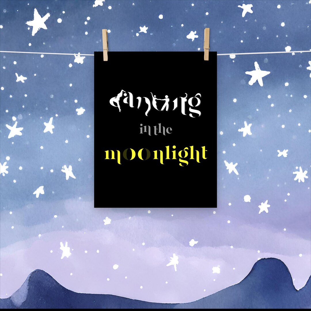 Dancing in the Moonlight | Aesthetic Trendy Retro Vintage Stylish ...
