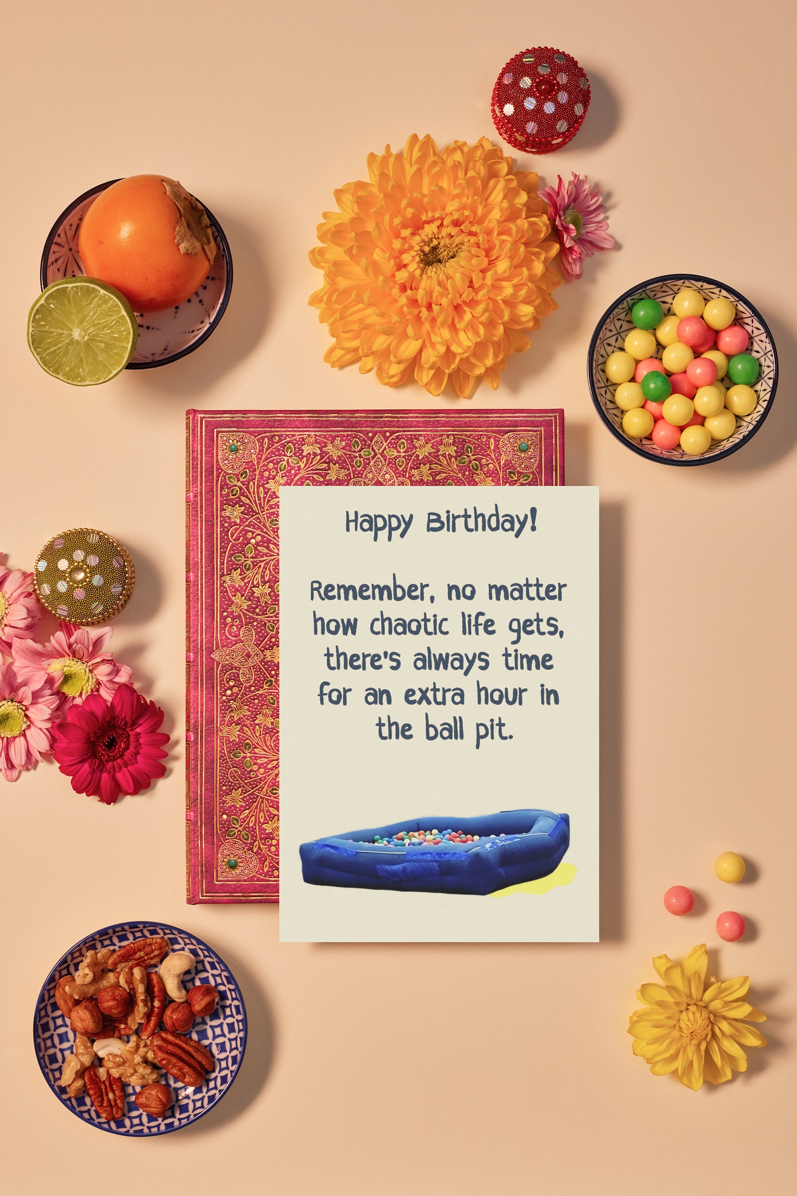 Dashcon Ball Pit Happy Birthday Card, Postcard, Letter | Personalized ...