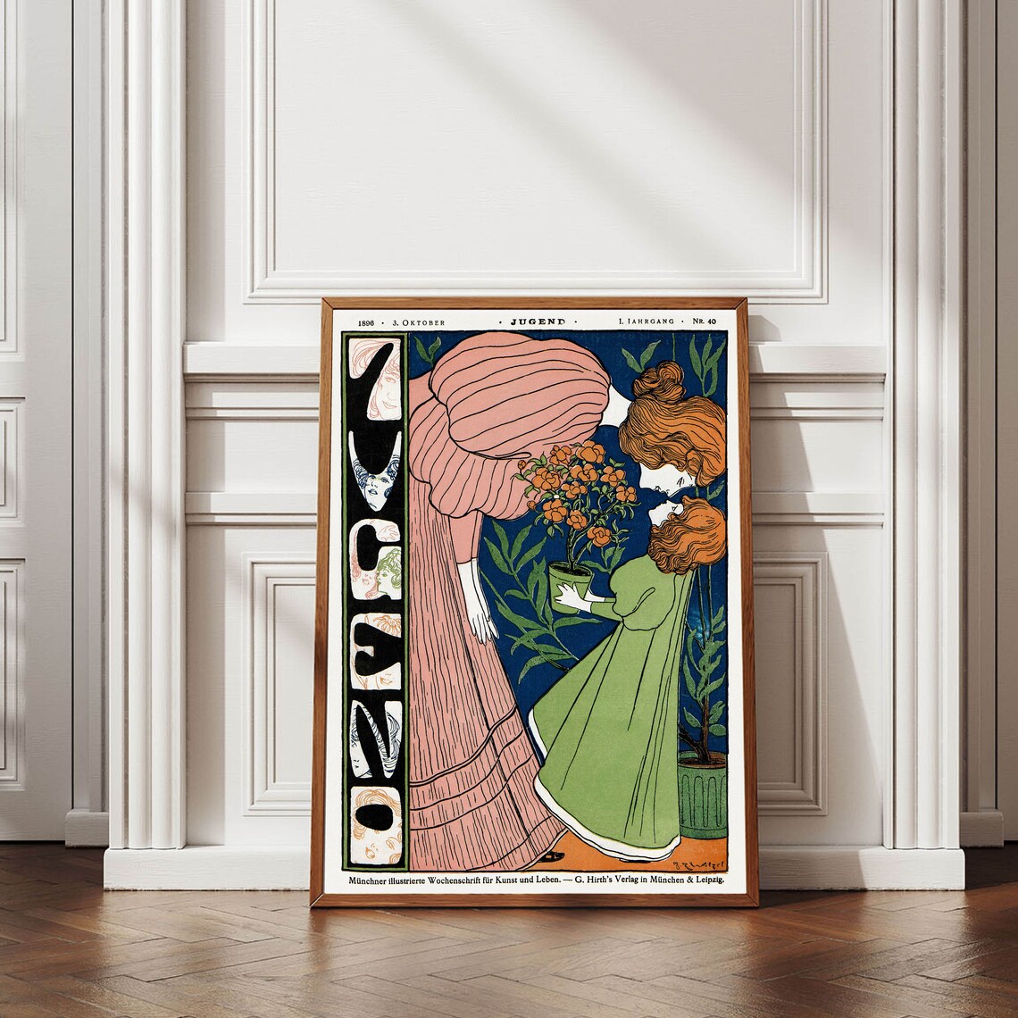 Josef Rudolf Witzel jugend Magazine Cover, Mother and Child, Art Print ...