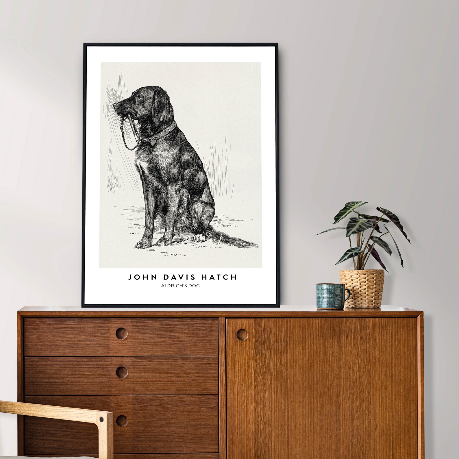 John Davis Hatch "aldrich’s Dog" Wall Art, Instant Download, Unique ...