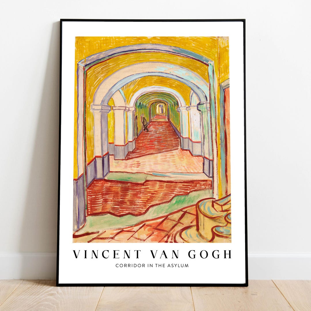 Vincent Van Gogh "corridor in the Asylum", Wall Art, Instant Download ...