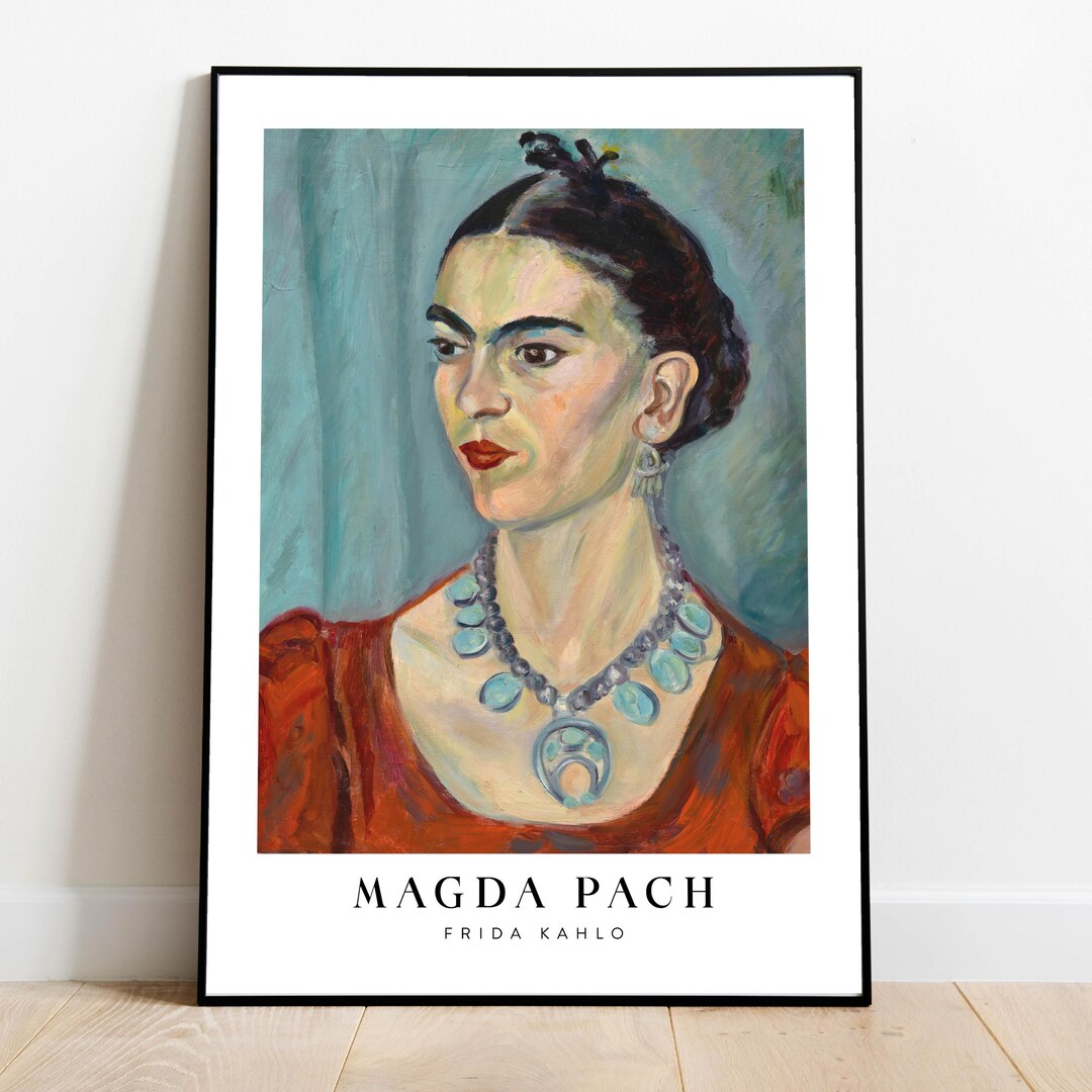 Magda Pach frida Kahlo Wall Art, Instant Download, Perfect Gift, Modern ...