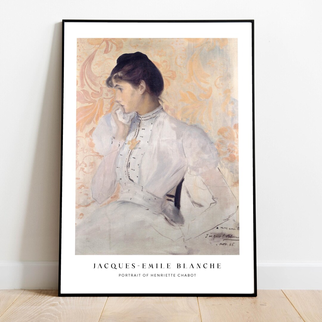 Jacques-Émile Blanche "portrait of Henriette Chabot" Wall Art, Instant ...