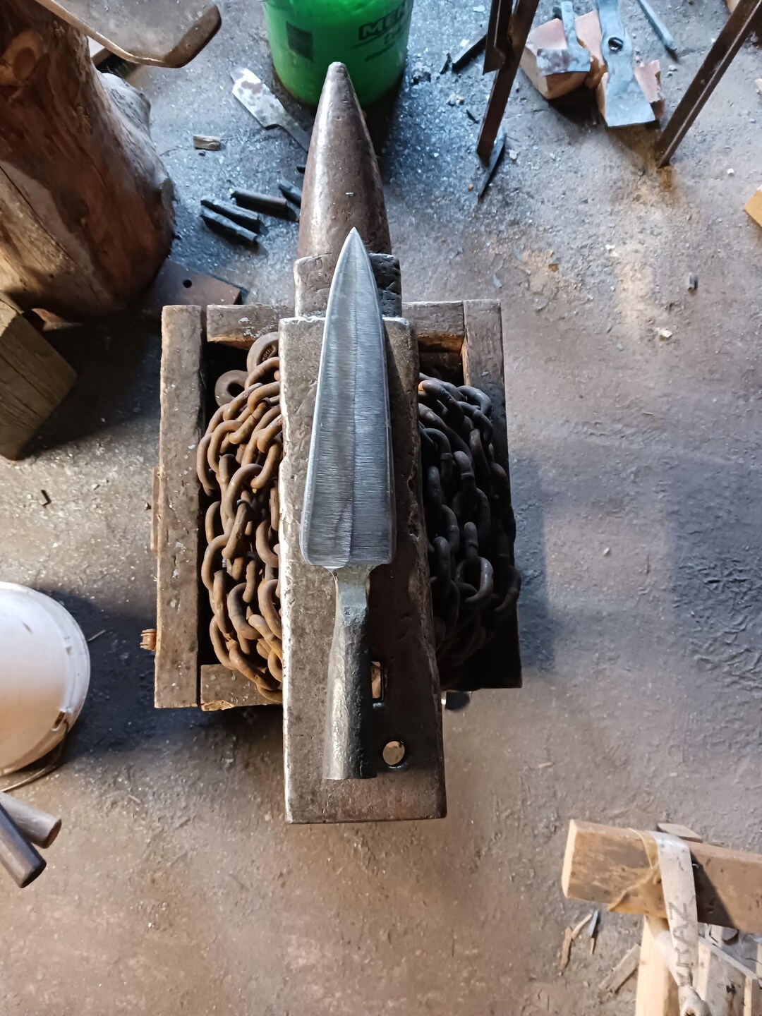 Hand Forged Spartan Spear Head - Etsy