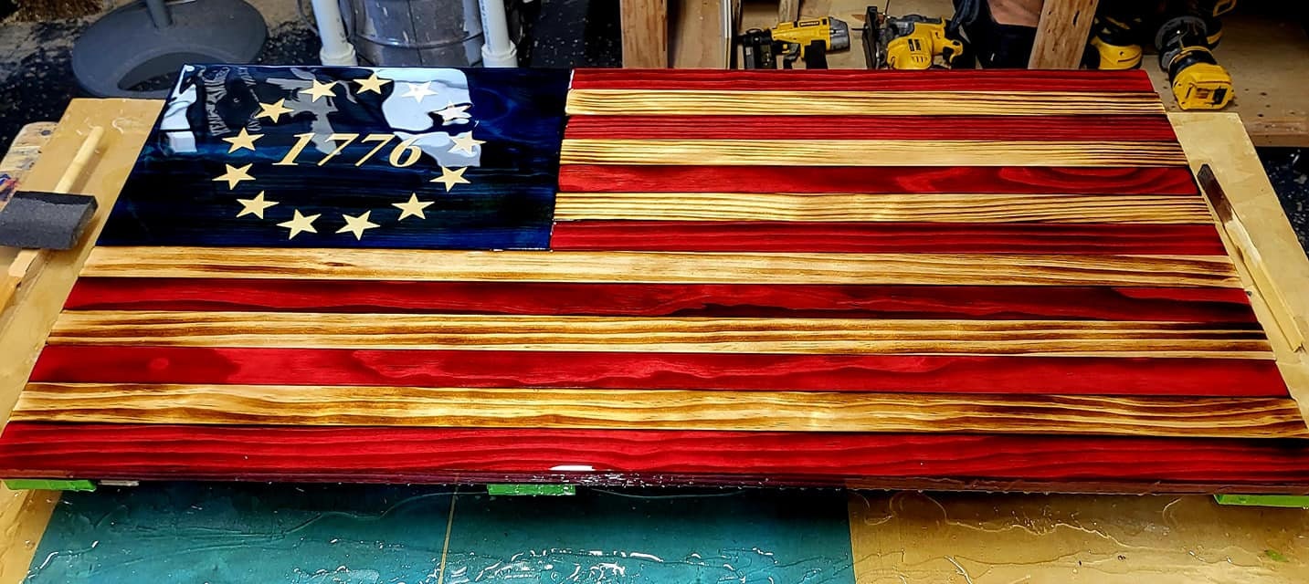 Custom Wooden Flags, Personalized CNC Flag, Engraving - Etsy