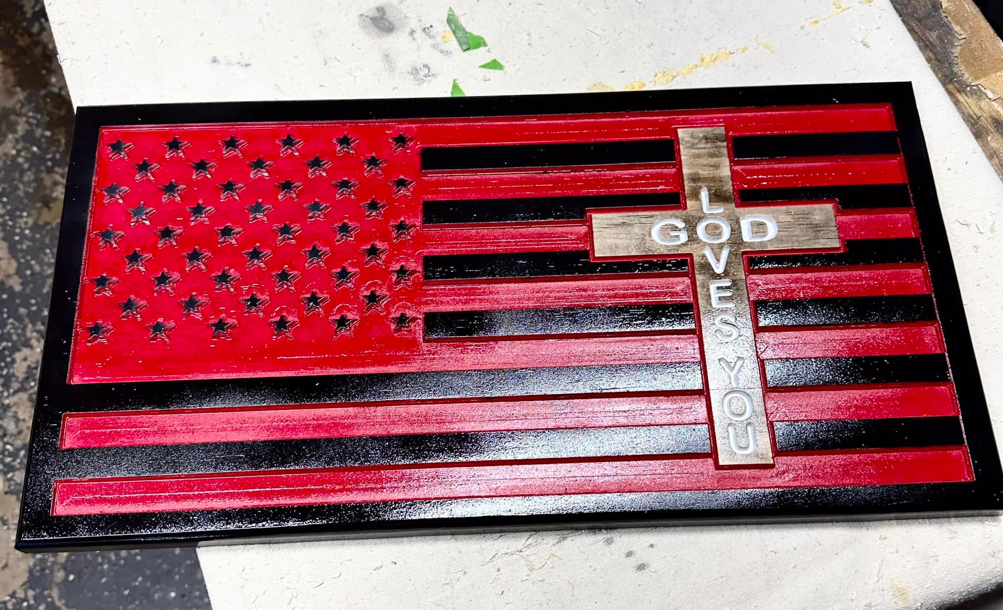 Custom Wooden Flags, Personalized CNC Flag, Engraving - Etsy