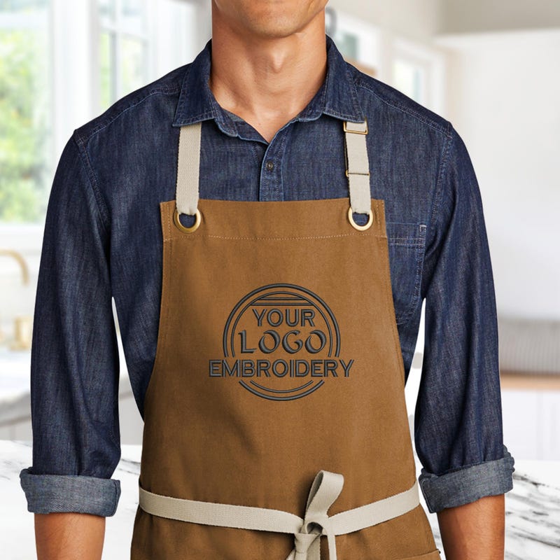 Custom Logo Apron - Etsy
