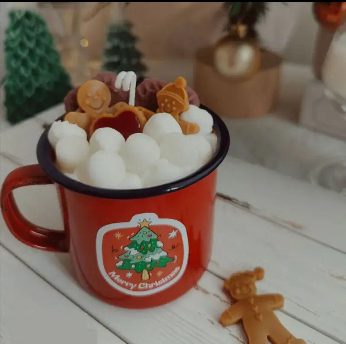 Gingerbread Scented Candle - Etsy