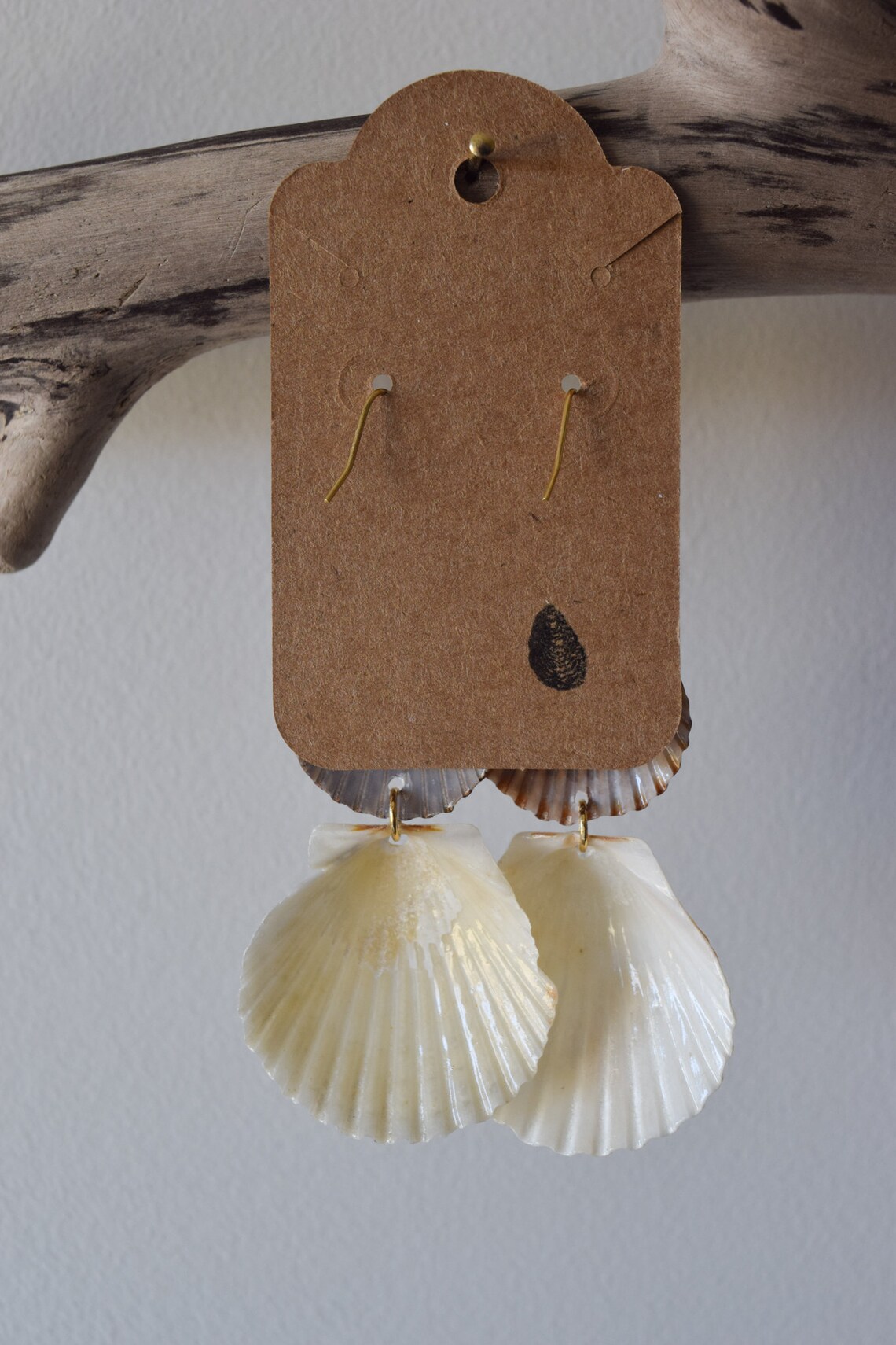 Scallop Shell Mermaid Earrings - Etsy