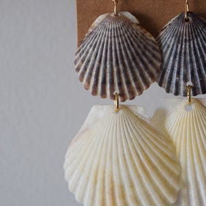 Scallop Shell Mermaid Earrings - Etsy