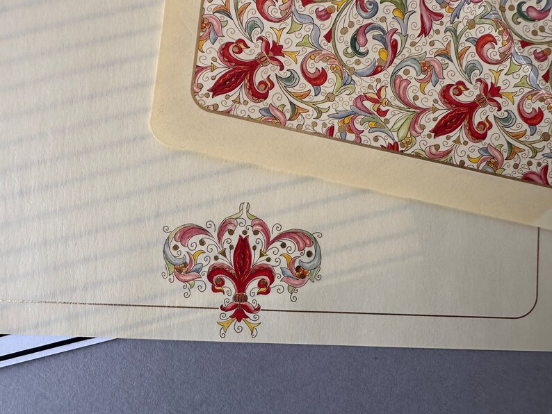 Italian Stationery by Kartos 10 Writing Sheets With 10 Envelopes - Etsy