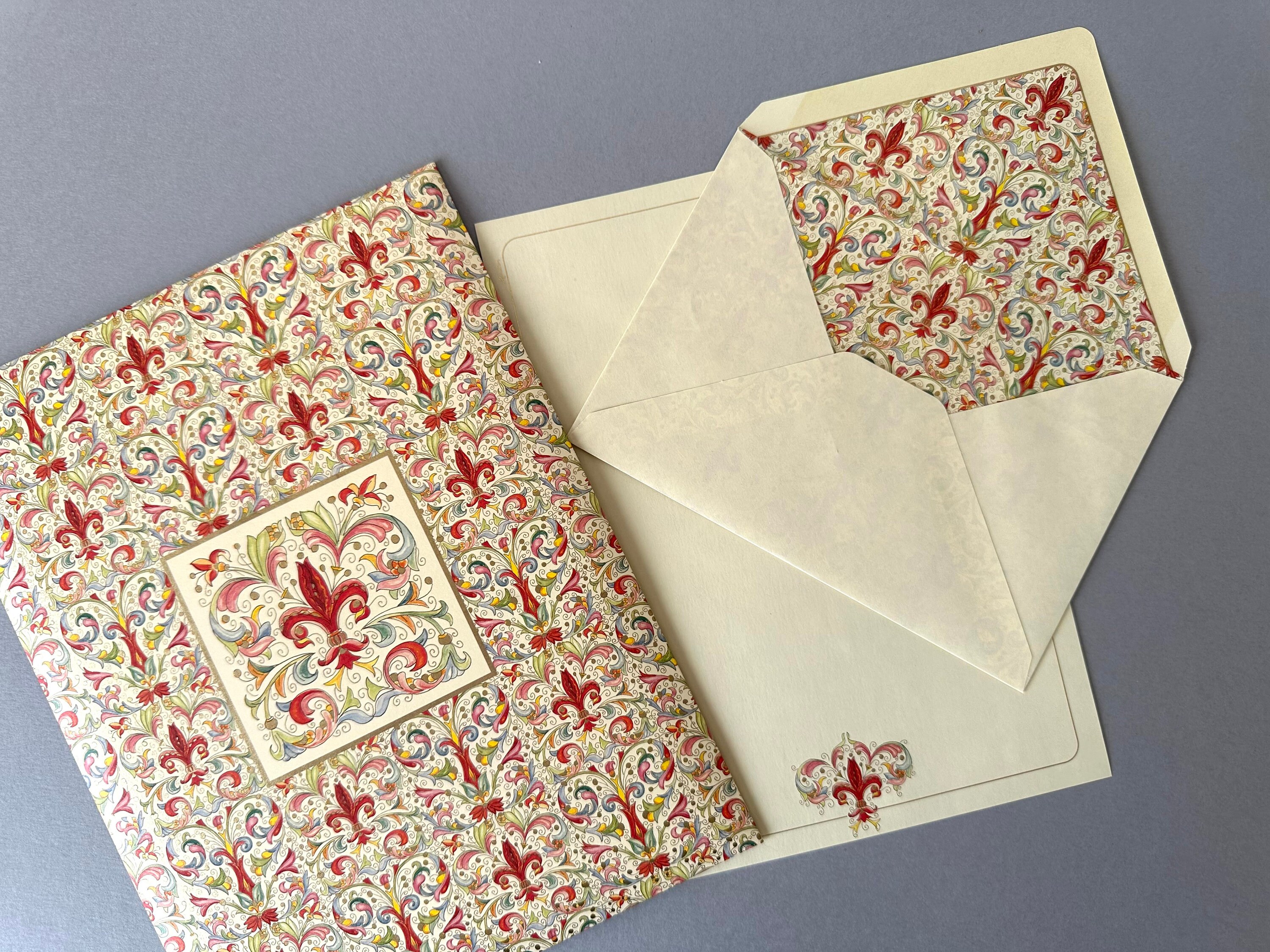 Italian Stationery by Kartos 10 Writing Sheets With 10 Envelopes - Etsy