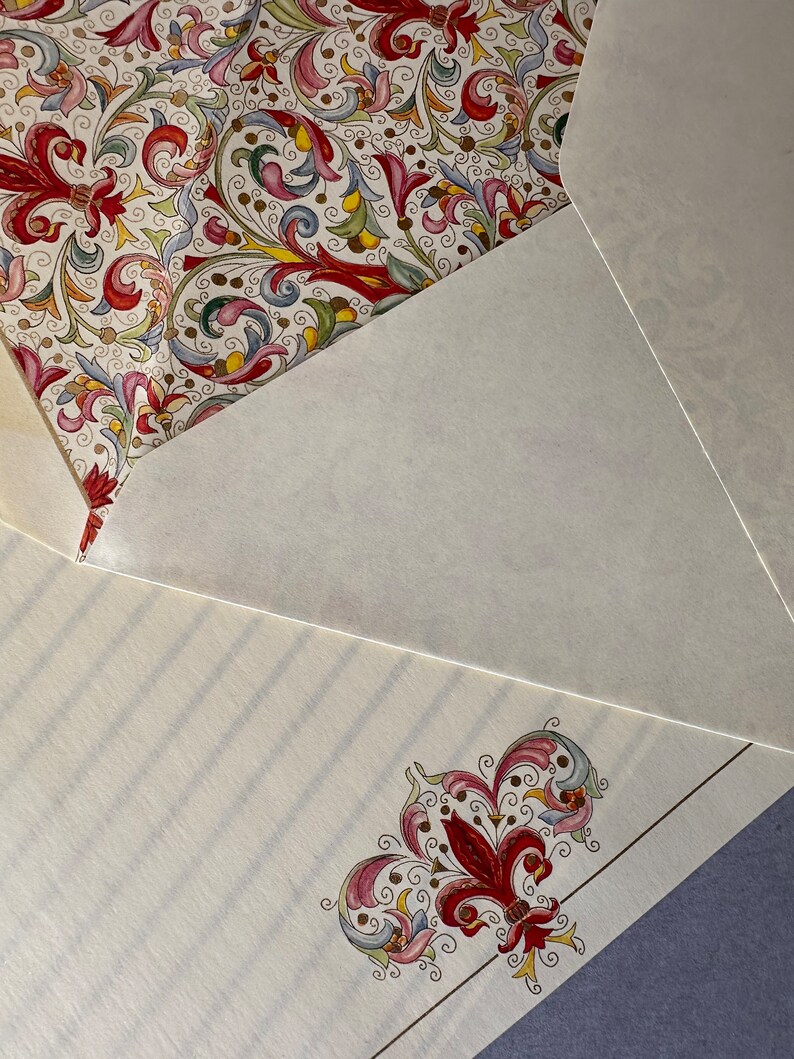 Italian Stationery by Kartos 10 Writing Sheets With 10 Envelopes - Etsy
