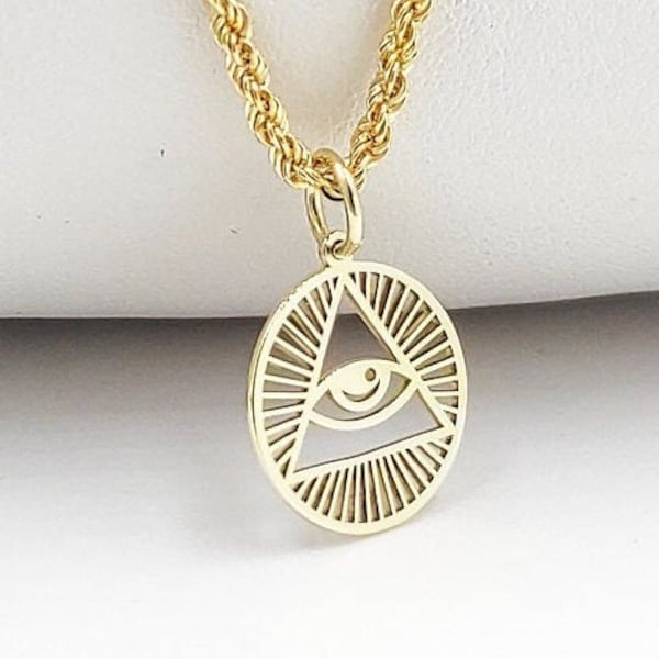 Illuminati Necklace - Etsy