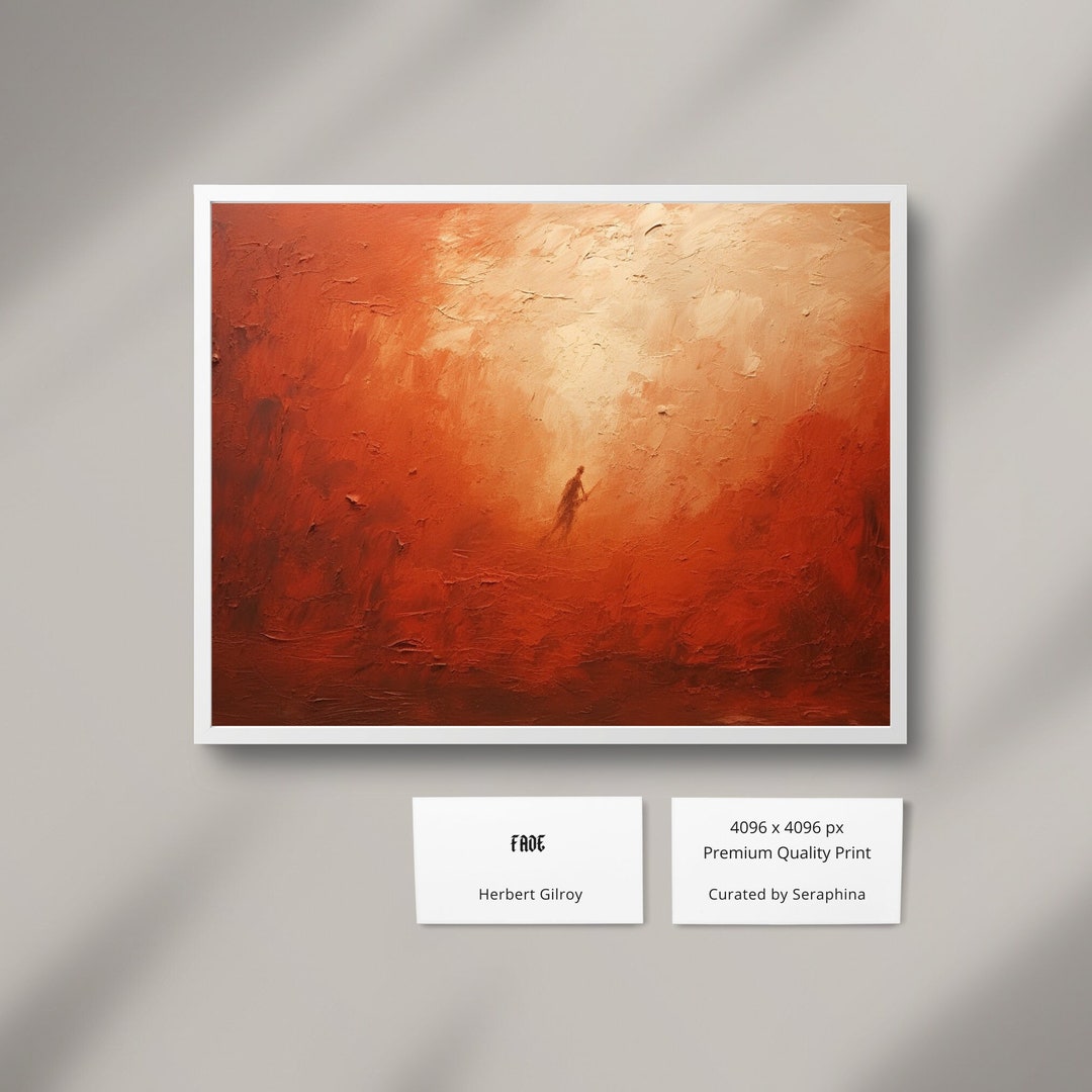 Medieval Impressionist Painting Fade Herbert Gilroy Warm Tone Print ...