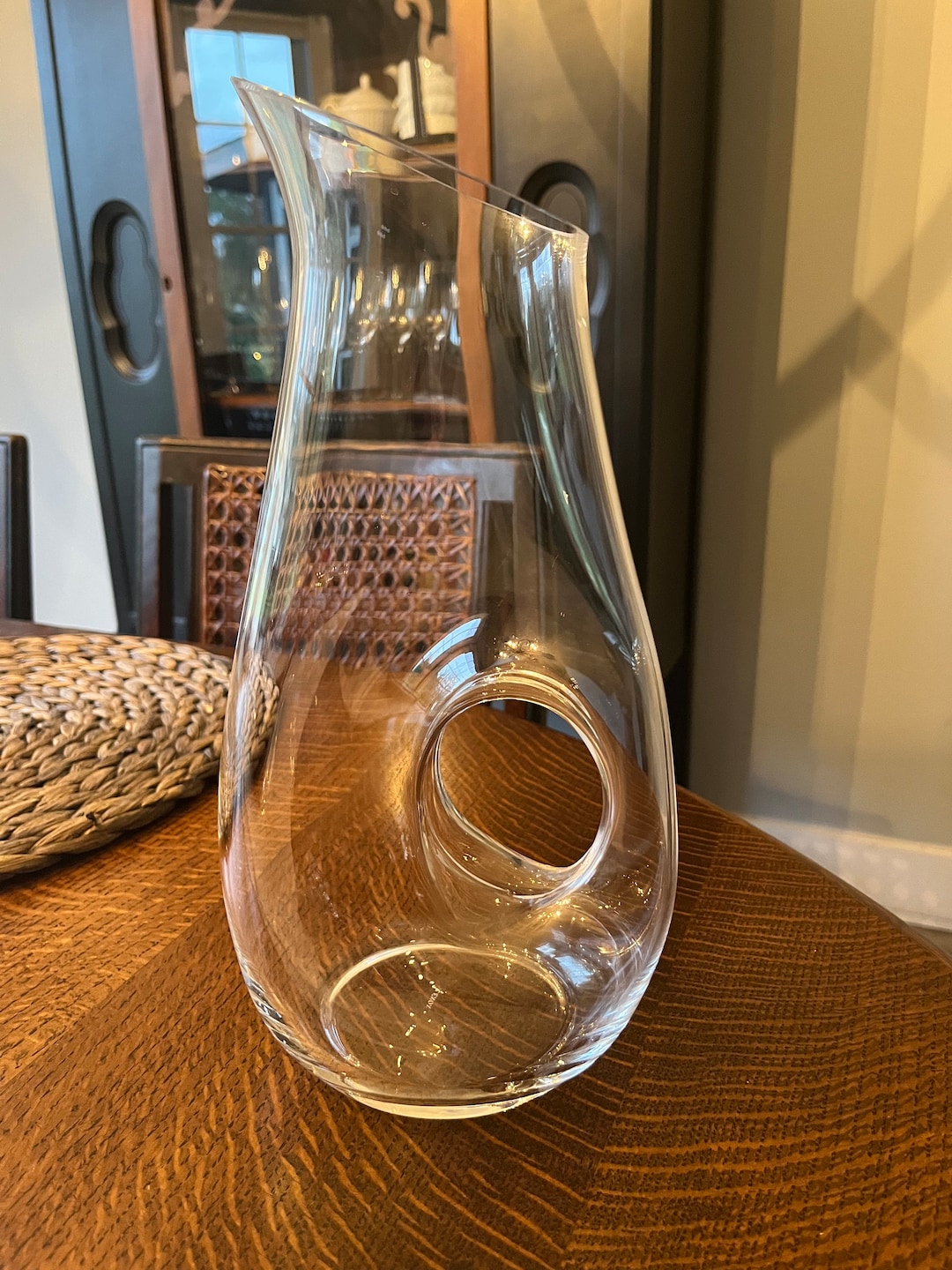 Modern Lenox Glass Pierced Pitcher 1.5 Quarts - Etsy