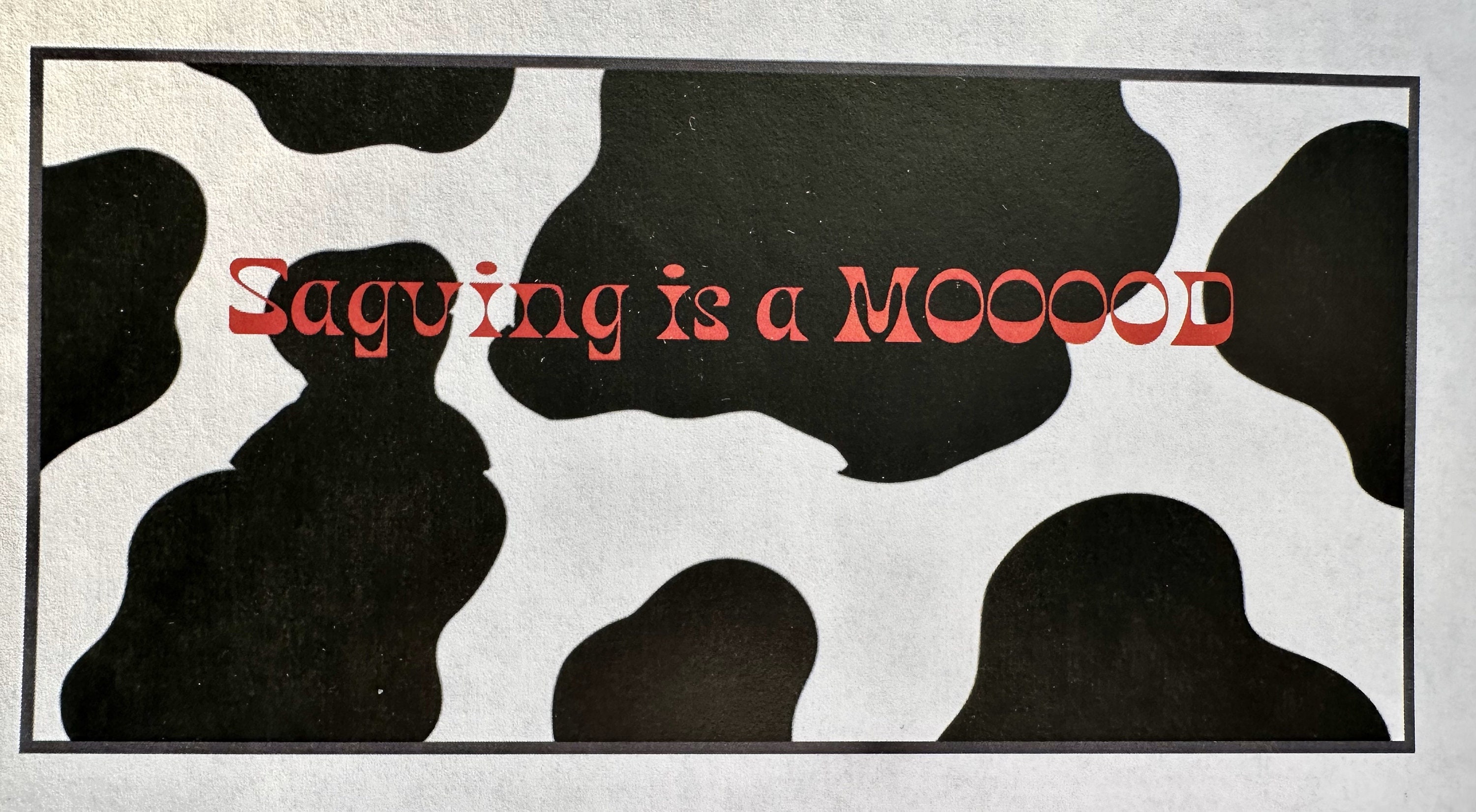 A6 Saving is A Mooood Savings Challenge - Etsy