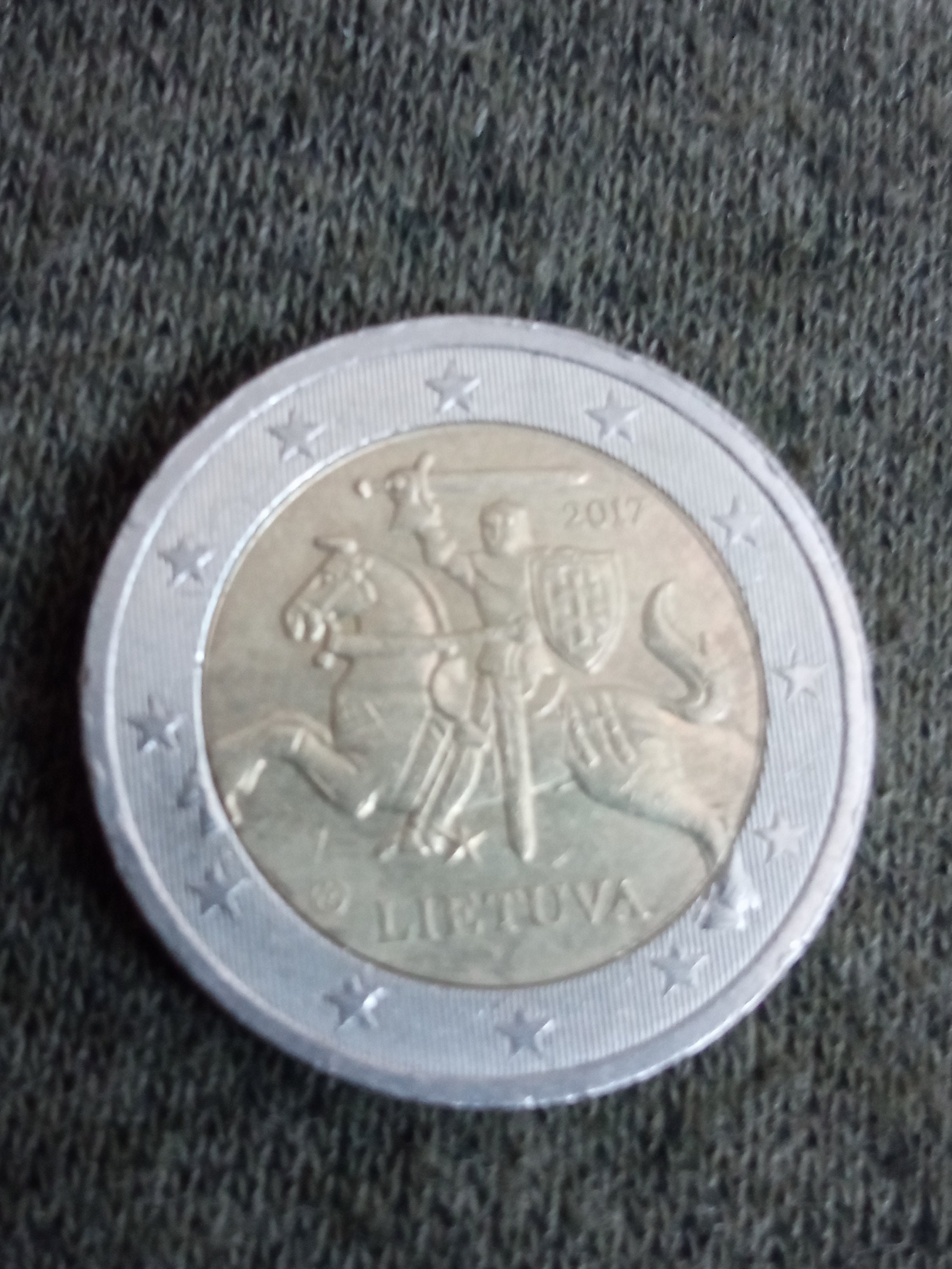 2 Euro Coin Lietuva 2017 - Etsy