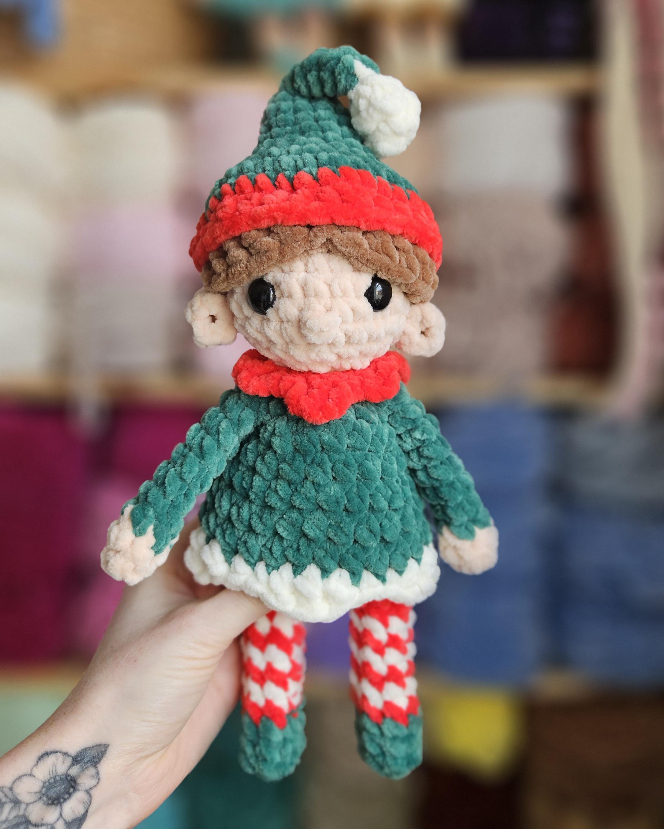 Evie & Evan Crochet Elf Pattern: Christmas Plush Doll (PDF Pattern) - Etsy